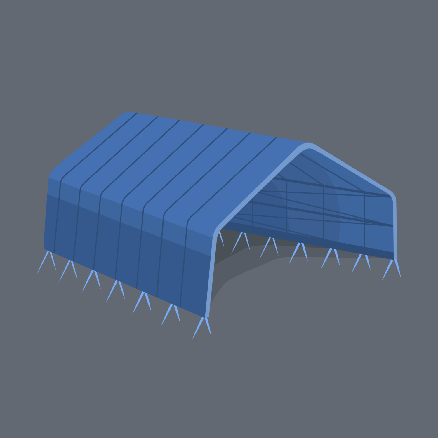 Fabric Building Foundation Options | Edge Innovates Inc